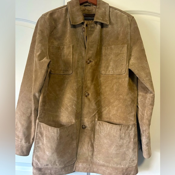 Perry Ellis | Jackets & Coats | Perry Ellis Suede Jacket | Poshmark